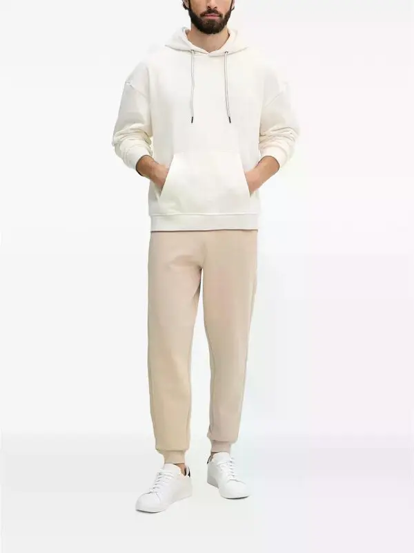 Guess Logo-embroidered Drawstring Hoodie