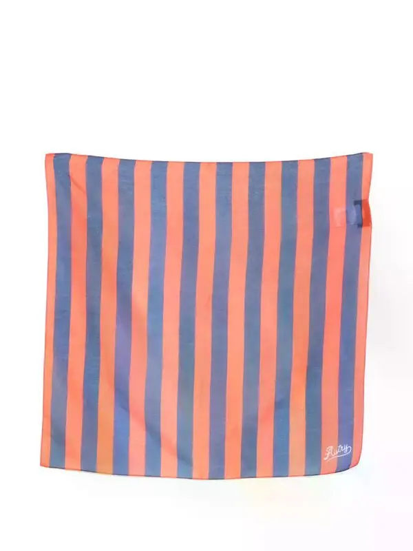 AUTRY Striped Scarf - Red