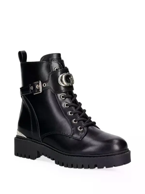 Guess Buckle-fastening Lace-up Boots