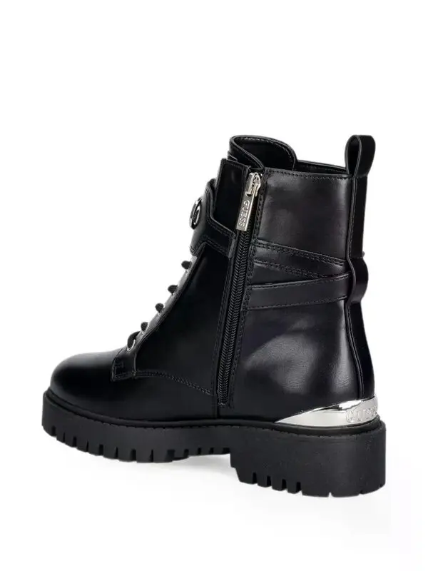 Guess Buckle-fastening Lace-up Boots