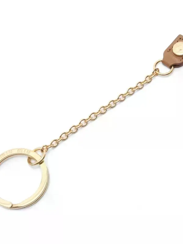 Miu Miu Logo-plaque Matelassé Card Case