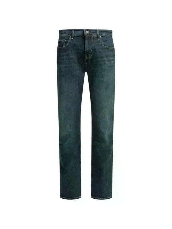 7 For All Mankind Slimmy Logo-patch Jeans - Blue