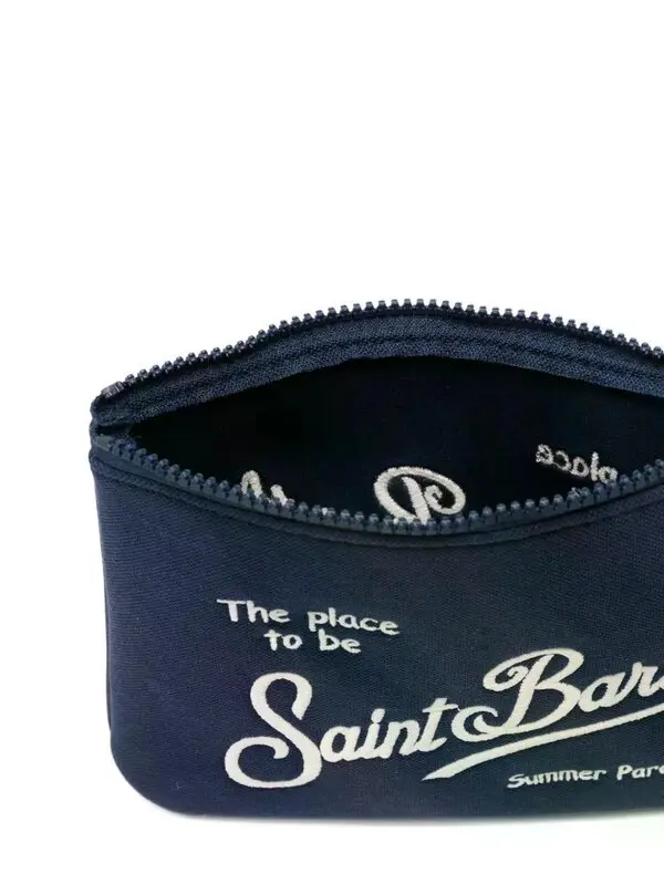MC2 SAINT BARTH Aline Logo-embroidered Clutch Bag