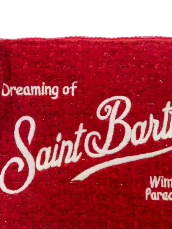 MC2 SAINT BARTH Embroidered Zip Pochette
