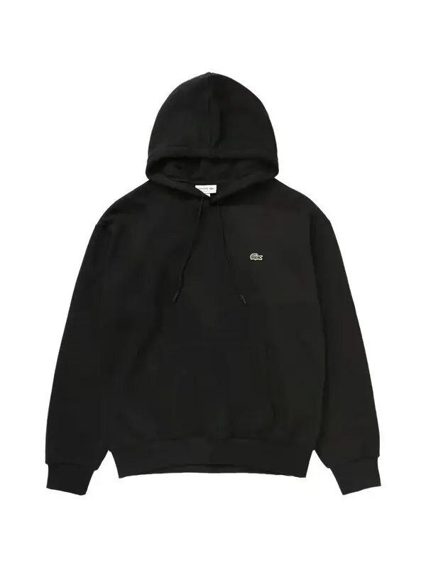 Lacoste Fleece Hoodie - Black