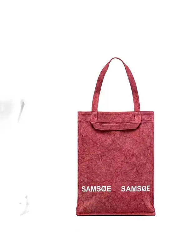 SAMSOE SAMSOE Salucca Logo Lettering Tote Bag