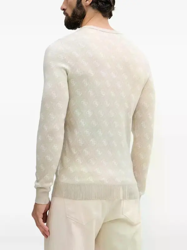 Guess Logo-jacquard Sweater