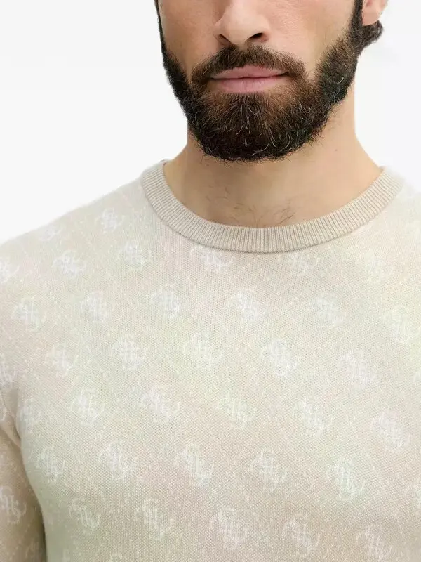 Guess Logo-jacquard Sweater