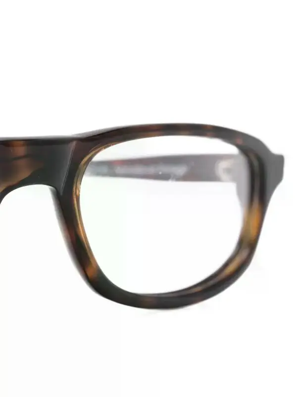 SOCIEL Tortoiseshell-effect Rectangle-frame Glasses