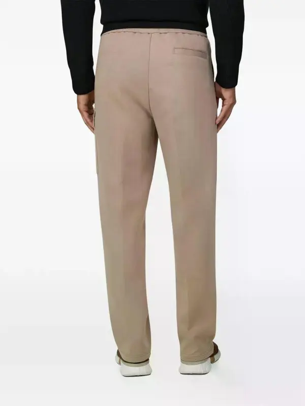 Boggi Milano Joggers In Cotton-blend Scuba B Tech