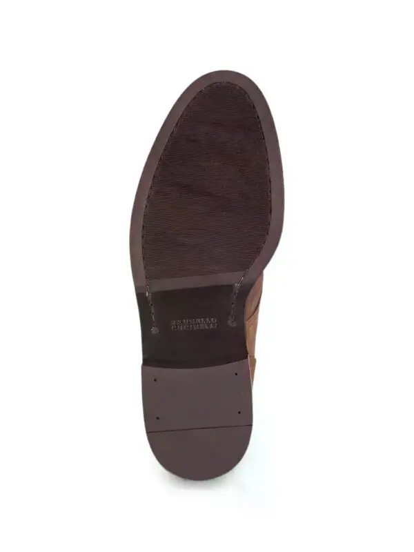 Brunello Cucinelli Lace-up Suede Boots