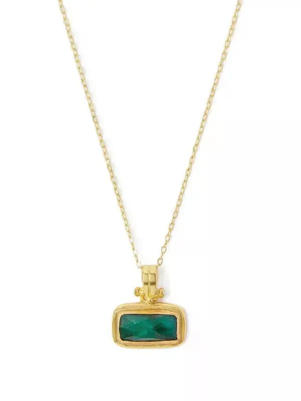 OTTOMAN HANDS Noa Emerald Pendant Necklace