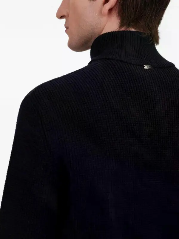 Herno Waffle-knit Padded Cardigan