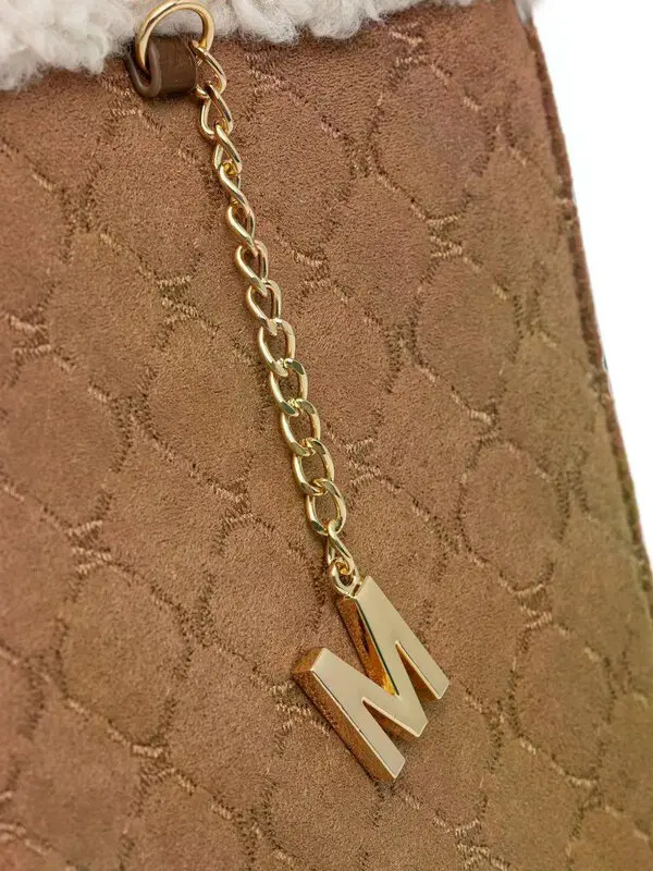 MORGAN Monogram-quilted Shearling-trim Tote Bag