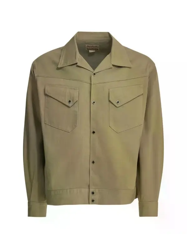 SUGAR CANE JEANS Western Native American Press-stud Jacket