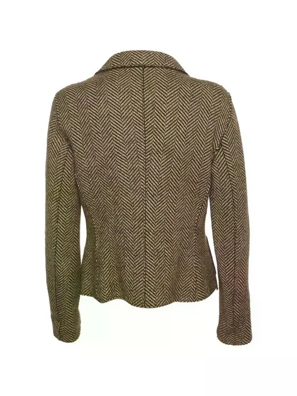 Max Mara Herringbone-knit Blazer