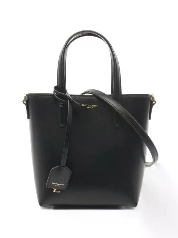 Saint Laurent 2020s Mini Leather Tote Bag