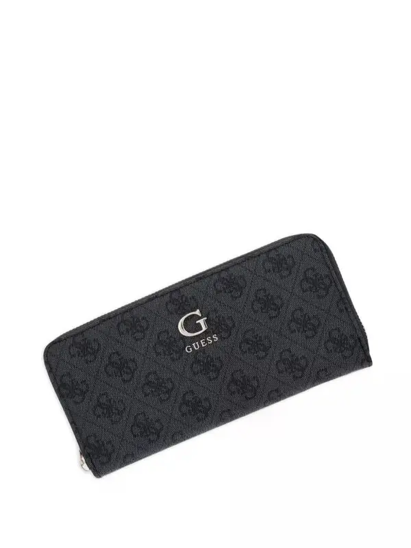 Guess Monogram-print Logo-plaque Wallet