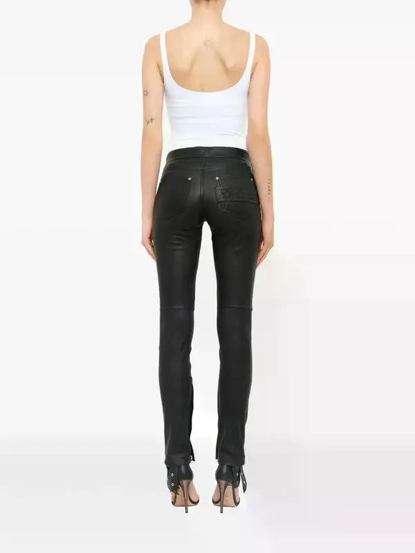Givenchy Star-patch Leather Trousers