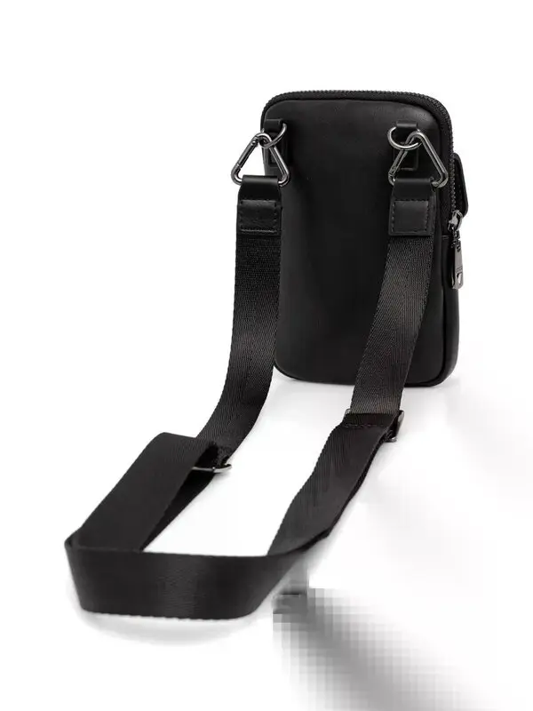 Guess Boston Logo-plaque Flap-pocket Messenger Bag