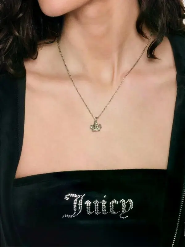 Juicy Couture Icon Crown-pendant Necklace