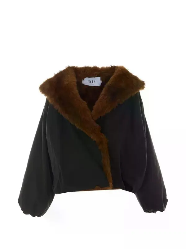 ELEH Faux-fur Trim Hooded Jacket