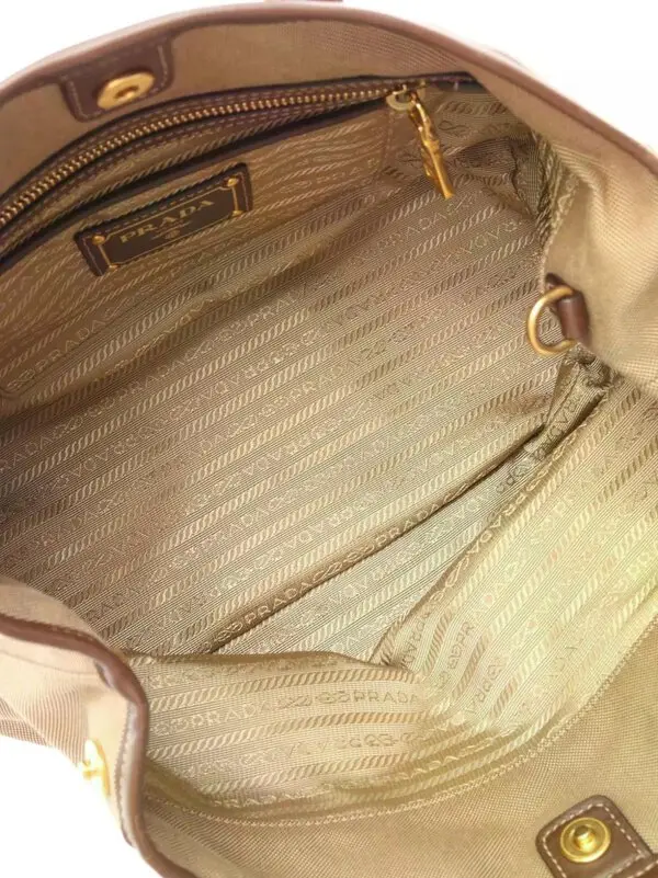 Prada Logo Jacquard Tote Bag