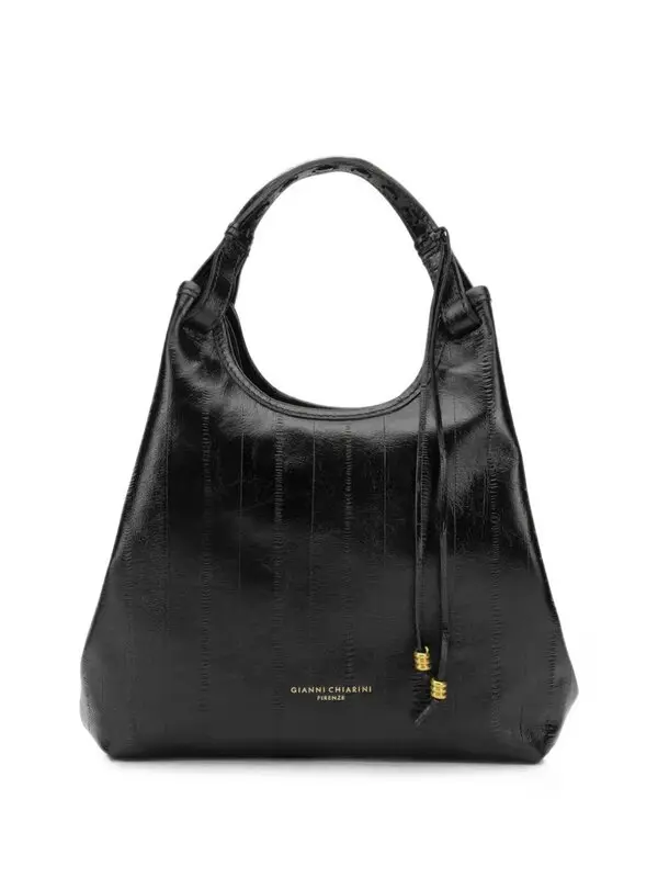 GIANNI CHIARINI Dua Eel-effect Leather Tote Bag
