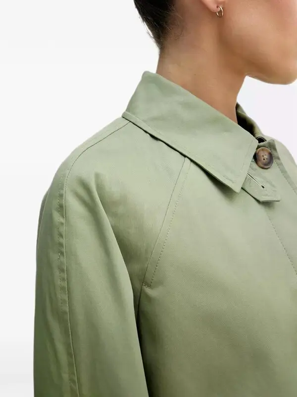 BENETTON Button-fastening Raglan-sleeve Coat