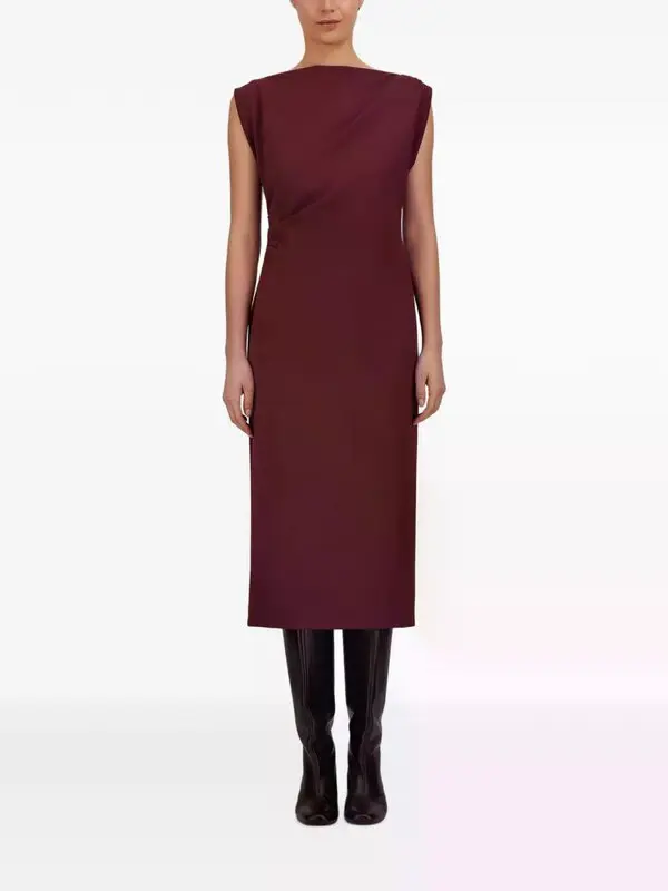Herno Draped Midi Dress