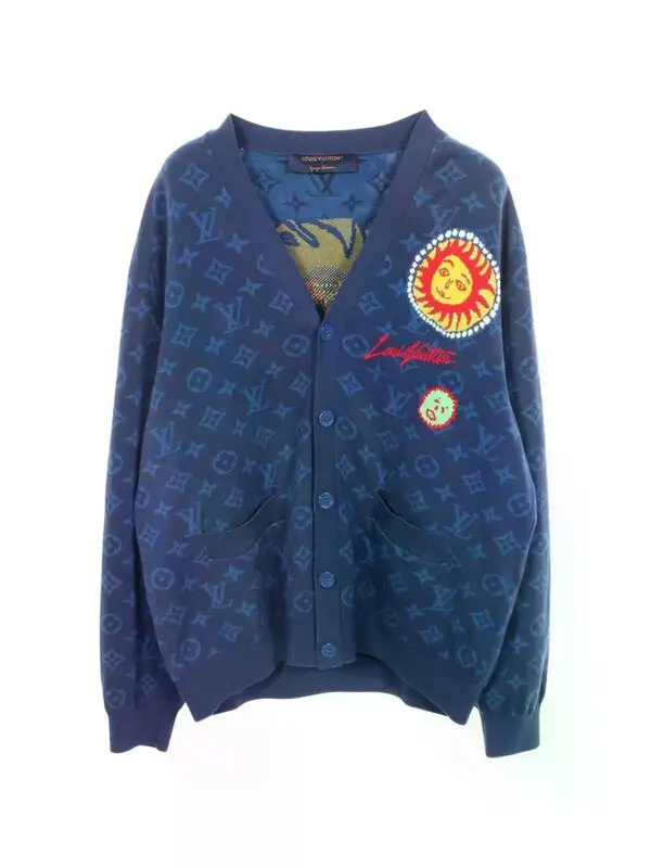 LOUIS VUITTON X Yayoi Kusama 2010s Monogram Cardigan