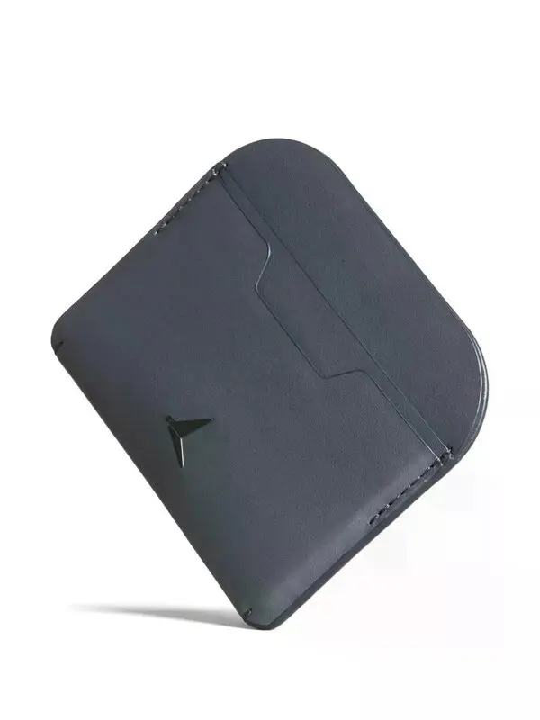 TROUBADOUR Sleek Leather Cardholder - Blue