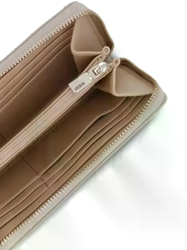 Guess Maxine Quilted-effect Zip-around Wallet