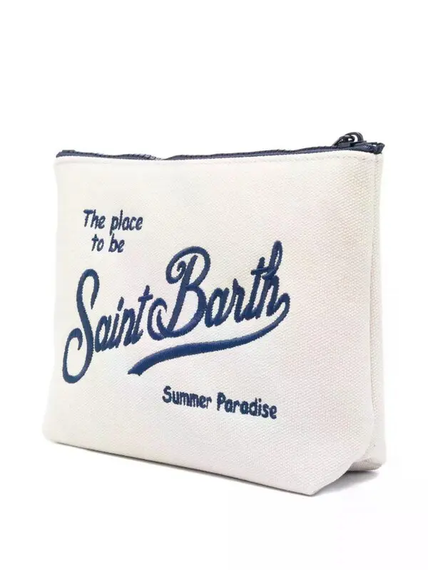MC2 SAINT BARTH Aline Embroidered Clutch Bag