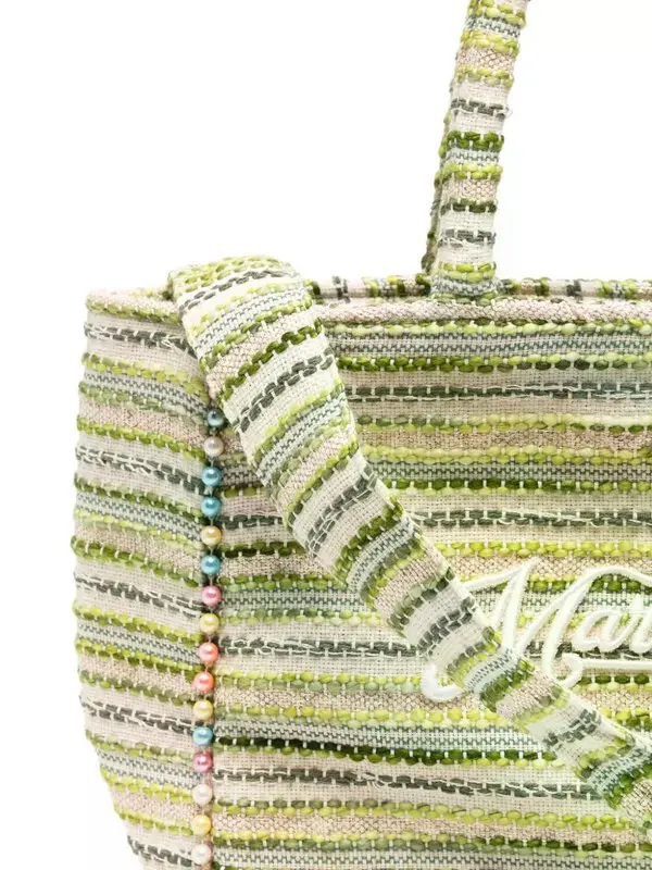 MARC ELLIS Medium Buby Striped Tote Bag