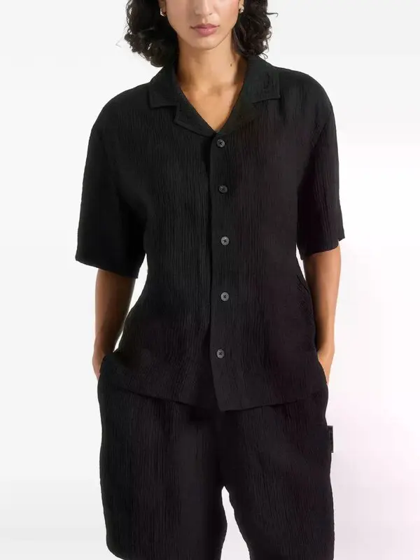 Manière De Voir Harley Textured Revere Shirt