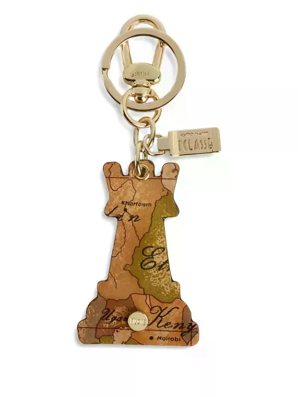 ALVIERO MARTINI 1° CLASSE Tower Geo Classic Chess Piece Keyring