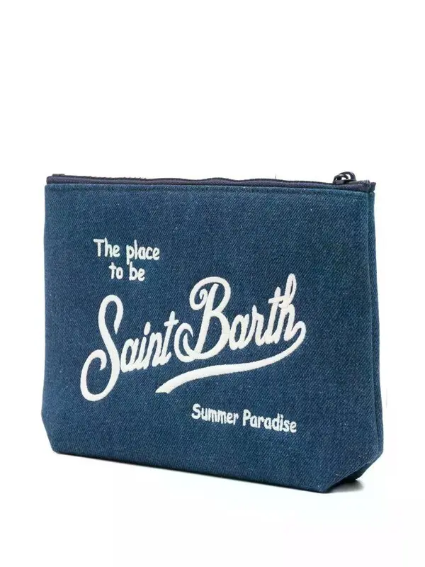 MC2 SAINT BARTH Aline Logo Clutch Bag
