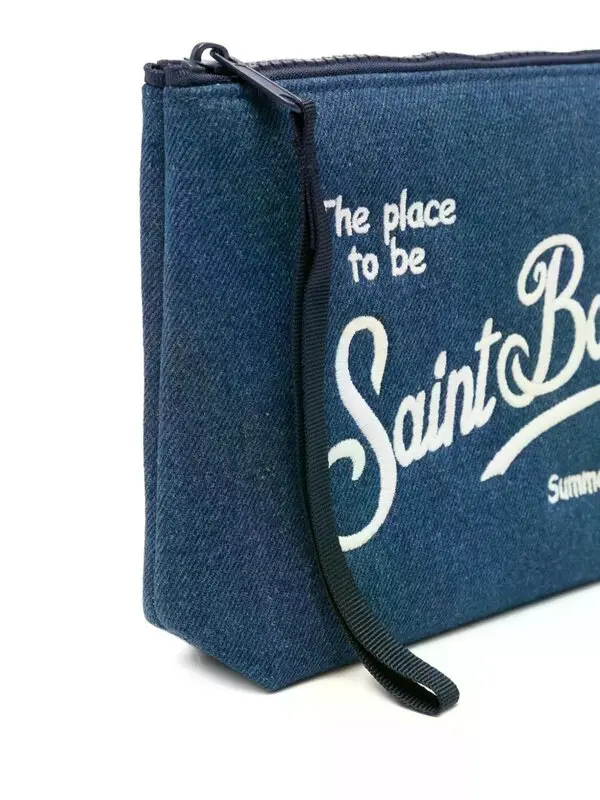 MC2 SAINT BARTH Aline Logo Clutch Bag
