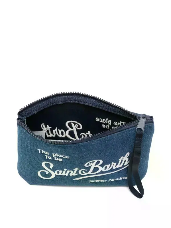 MC2 SAINT BARTH Aline Logo Clutch Bag