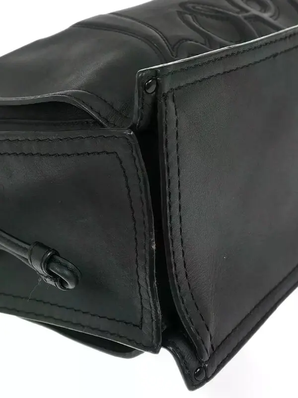 Loewe 2006 Appliqué Leather Tote Bag