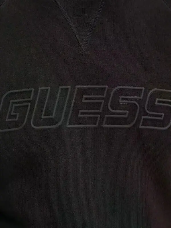 Guess Logo-print Raglan-sleeve Sweatshirt