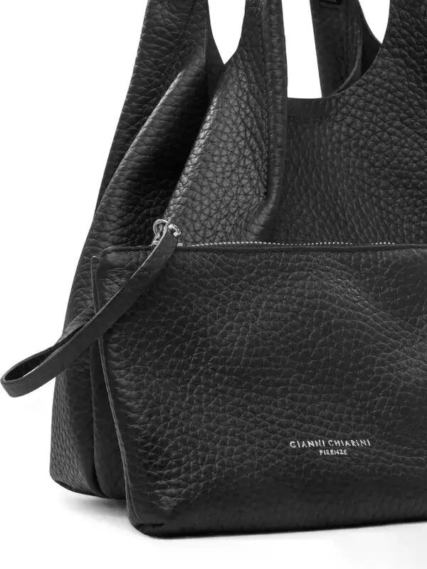 GIANNI CHIARINI Pebbled Leather Tote Bag