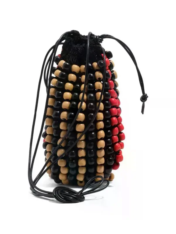 Bimba Y Lola Beaded Crochet Bucket Bag