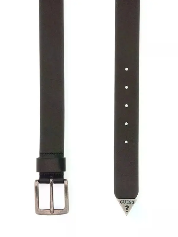 Guess Leather Logo-plaque Belt