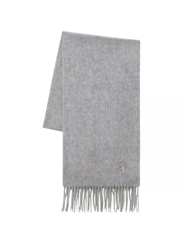 Pringle Of Scotland Fringed Scarf - Grey
