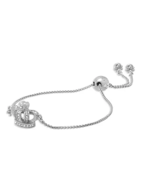 Juicy Couture Crystal-embellished Crown-pendant Bracelets