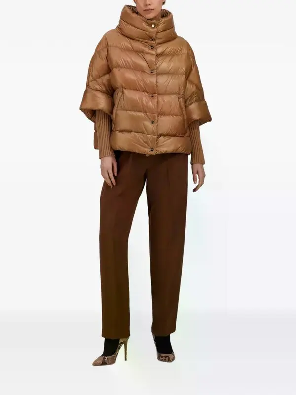 Herno High-neck Quilted Cape