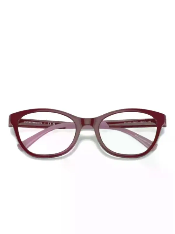 Emporio Armani Oval-frame Glasses