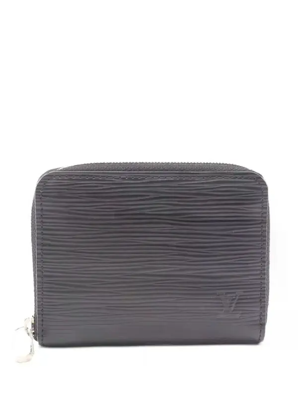 LOUIS VUITTON 2021 Epi Zippy Coin Purse - Black